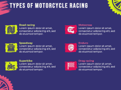 Free - Motorcycle Race Theme for PowerPoint and Google Slides