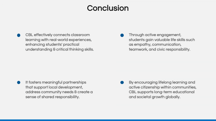 Community Based Learning PowerPoint and Google Slides Template - PPT Slides