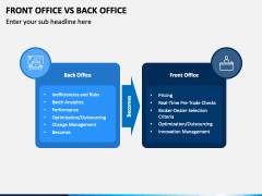 Front Office Vs Back Office PowerPoint and Google Slides Template - PPT ...