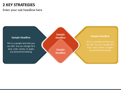 2 Key Strategies PowerPoint Template - PPT Slides