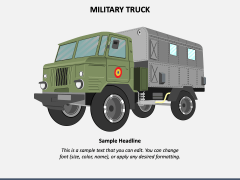 Military Truck Graphics for PowerPoint and Google Slides - PPT Slides