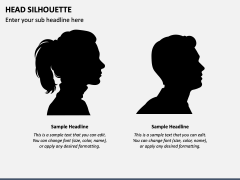 Head Silhouette for PowerPoint and Google Slides - PPT Slides