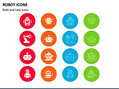 Robot Icons for PowerPoint and Google Slides - PPT Slides