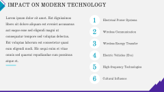 Free - Nikola Tesla PowerPoint and Google Slides Template - PPT Slides