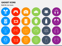 Gadget Icons for PowerPoint and Google Slides - PPT Slides