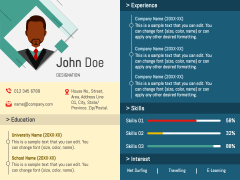 Animated Self Introduction PowerPoint and Google Slides Template - PPT ...