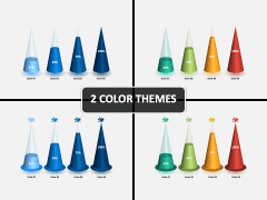 Cone Chart (Data Driven) for PowerPoint - PPT Slides