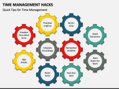 Time Management Hacks PowerPoint and Google Slides Template - PPT Slides