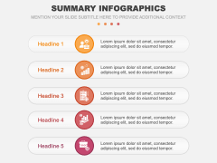 Summary Infographics for PowerPoint and Google Slides - PPT Slides