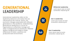 Generational Leadership PowerPoint and Google Slides Template - PPT Slides