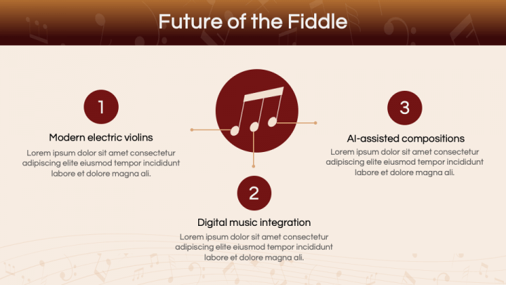 Free - Violin Theme for PowerPoint and Google Slides - PPT Slides
