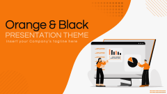 Orange and Black Presentation Theme for PowerPoint and Google Slides ...