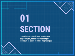 Free - Technical Blueprint Presentation Theme for PowerPoint and Google Slides