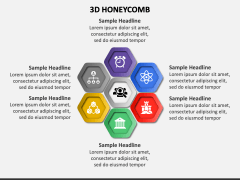 3D Honeycomb for PowerPoint and Google Slides - PPT Slides
