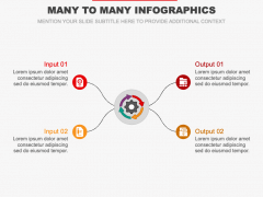 Many to Many Infographics for PowerPoint and Google Slides - PPT Slides