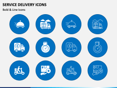 Service Delivery Icons for PowerPoint and Google Slides - PPT Slides