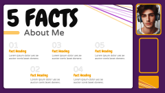 Free - Fun Facts About Me Presentation for PowerPoint and Google Slides