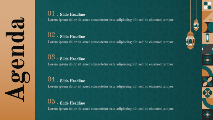 Free - Islamic History Thesis Presentation for PowerPoint and Google Slides