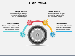 4 Point Wheel for PowerPoint and Google Slides - PPT Slides