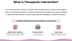 Therapeutic Intervention PowerPoint and Google Slides Template - PPT Slides