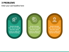 3 Problems PowerPoint Template - PPT Slides