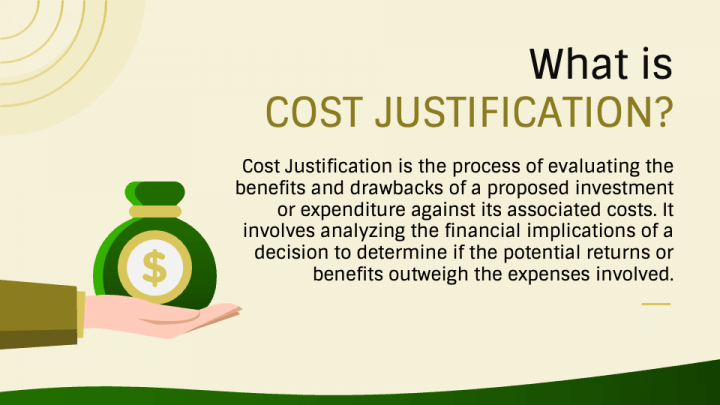 Cost Justification PowerPoint and Google Slides Template - PPT Slides
