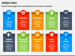 Sports Tech PowerPoint and Google Slides Template - PPT Slides