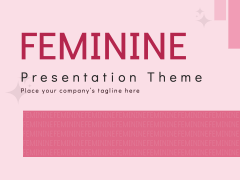 Free - Feminine Presentation PowerPoint Template and Google Slides Theme