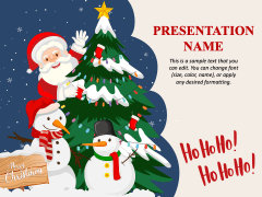 Free Merry Christmas Presentation Theme for PowerPoint and Google Slides