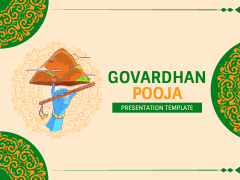 Free - Govardhan Pooja PowerPoint Template and Google Slides Theme