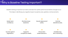Baseline Testing PowerPoint and Google Slides Template - PPT Slides