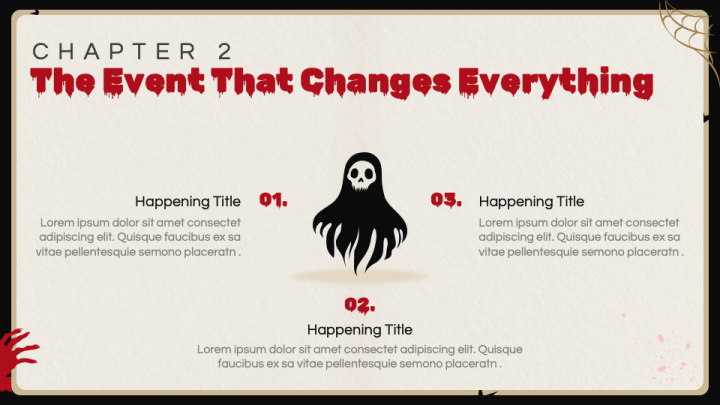 Free - Horror Book Theme for PowerPoint and Google Slides - PPT Slides