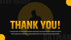 Free - Batman Presentation Theme for PowerPoint and Google Slides