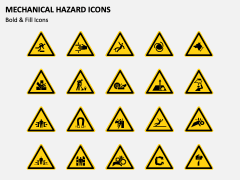 Mechanical Hazard Icons for PowerPoint and Google Slides - PPT Slides