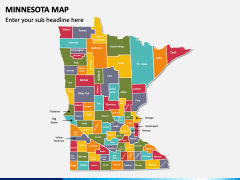 Minnesota Map for PowerPoint and Google Slides - PPT Slides