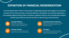Modernization of Finance PowerPoint and Google Slides Template - PPT Slides