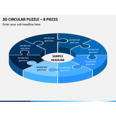 Circle Puzzle Templates for PowerPoint and Google Slides | SketchBubble