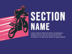 Free - Motorcycle Race Theme for PowerPoint and Google Slides