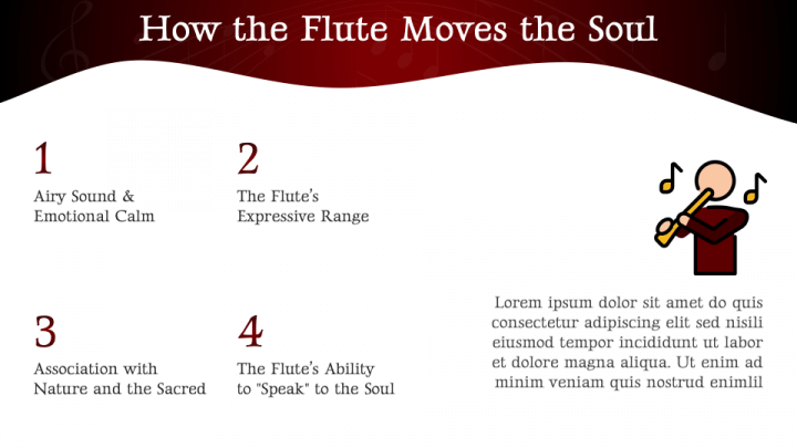 Free - Flute Theme for PowerPoint and Google Slides - PPT Slides
