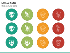 Stress Icons for PowerPoint and Google Slides - PPT Slides