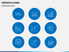 Statistics Icons for PowerPoint and Google Slides - PPT Slides