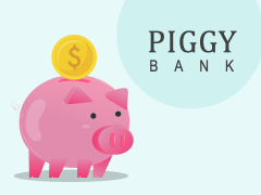 Free - Piggy Bank Presentation Theme for PowerPoint and Google Slides