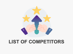 List of Competitors PowerPoint and Google Slides Template - PPT Slides