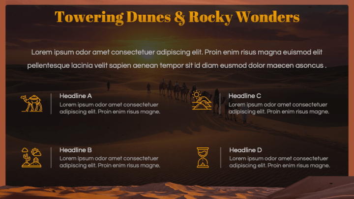 Free - Sahara Desert Theme for PowerPoint and Google Slides - PPT Slides