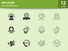 SOS Icons for PowerPoint and Google Slides