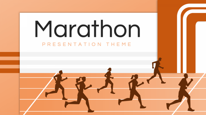 Free - Marathon Theme for PowerPoint and Google Slides - PPT Slides