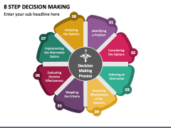 8 Step Decision Making PowerPoint and Google Slides Template - PPT Slides