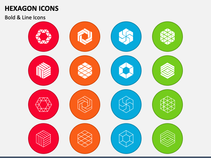 Hexagon Icons for PowerPoint and Google Slides - PPT Slides