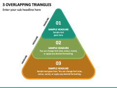 3 Overlapping Triangles PowerPoint Template - PPT Slides
