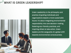 Green Leadership PowerPoint and Google Slides Template - PPT Slides